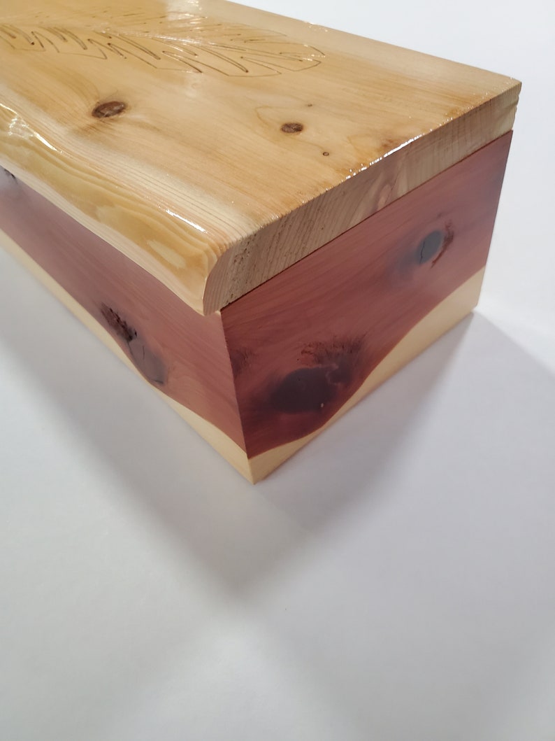 Native American Eagle Feather Keepsake Box. Made of Cedar - Etsy