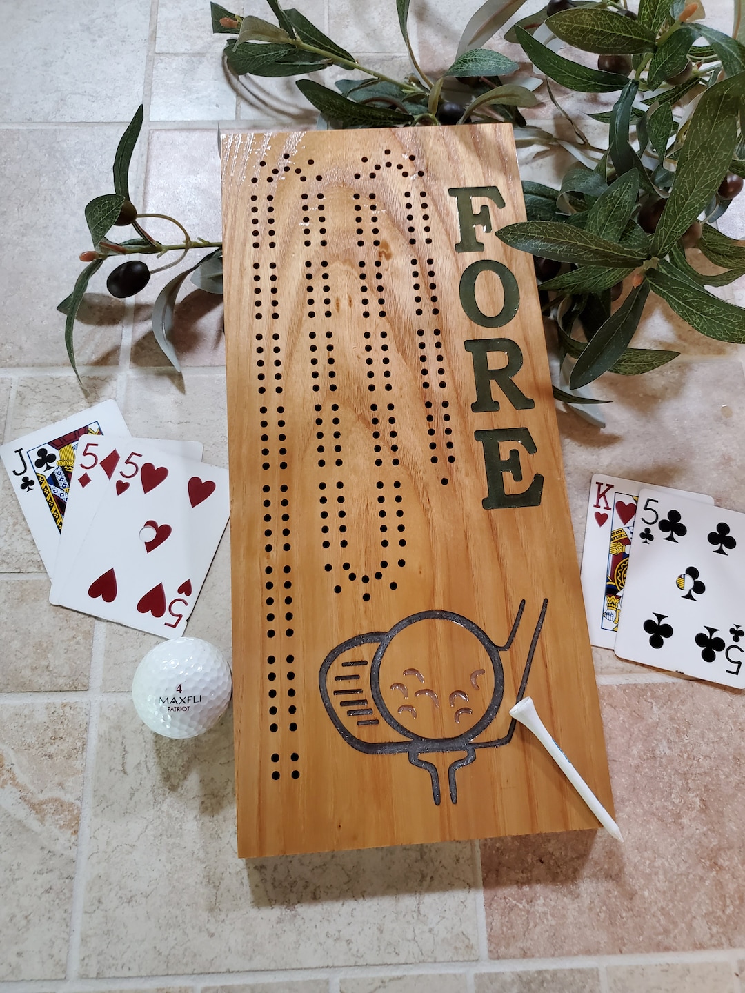 Golf Lovers Cribbage Board, Father Day is Just Around the Corner ...