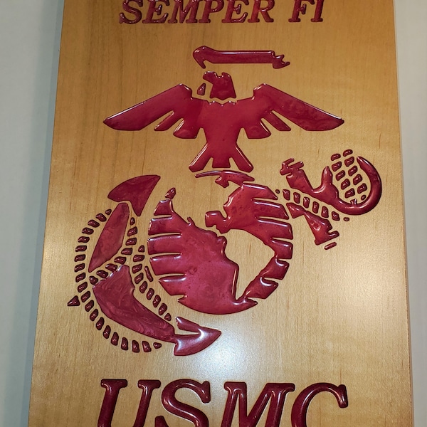 Usmc Plaque - Etsy