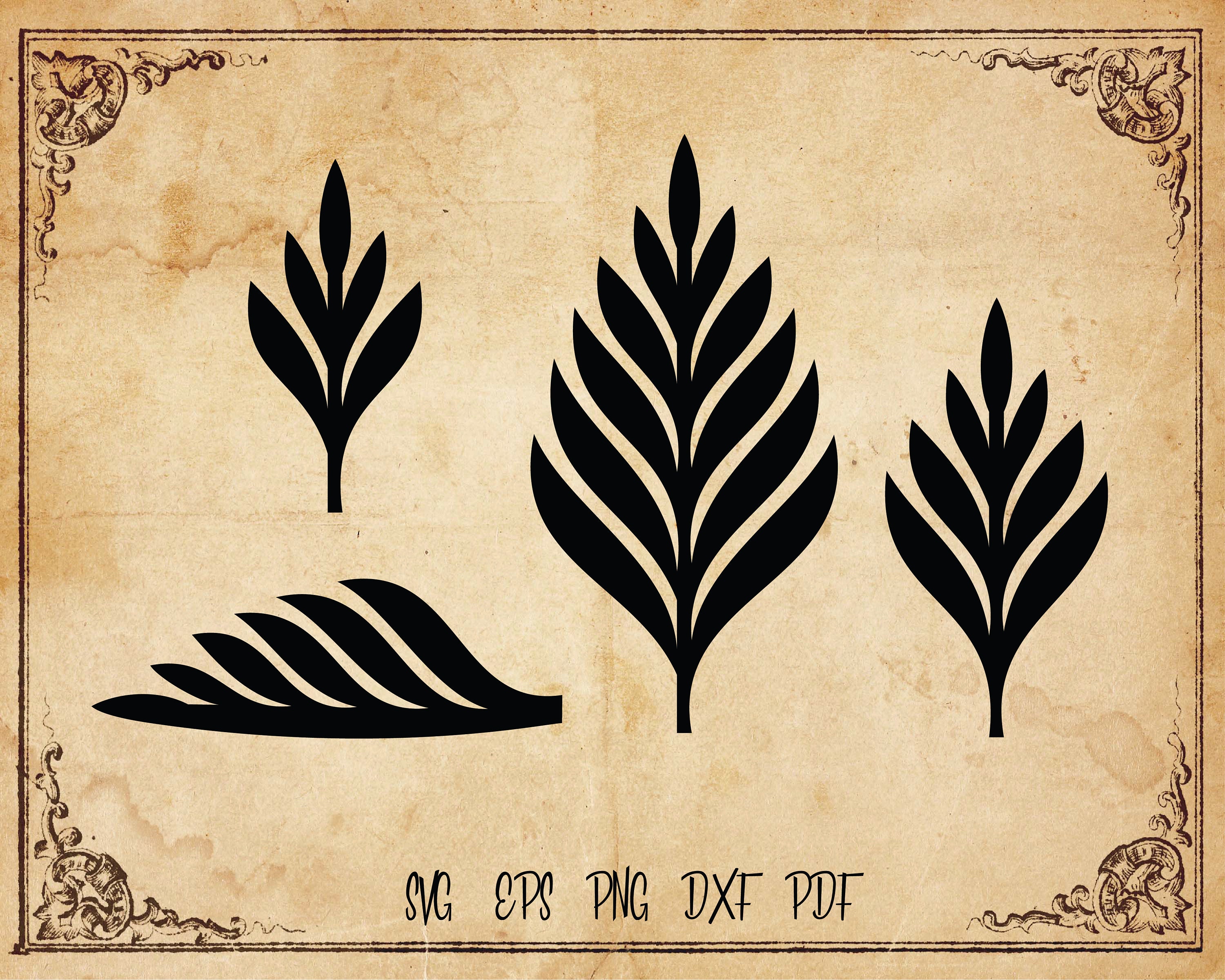 Leaf SVG Bundle Leaf Branch SVG Leaf Cut File for Cricut - Etsy