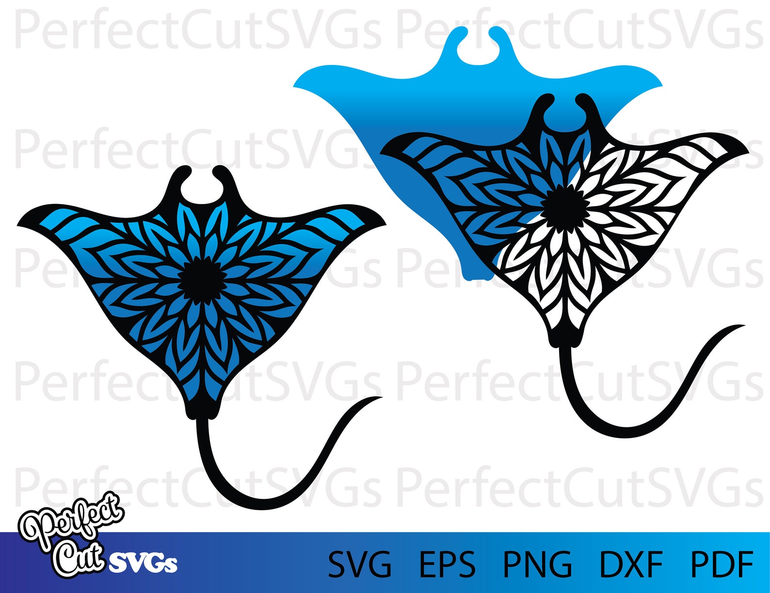 Manta Ray SVG Cut File for Cricut Silhouette Manta Ray | Etsy