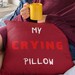 My Crying Pillow, Home Decor, Comforting Decor, Back to School, White ...