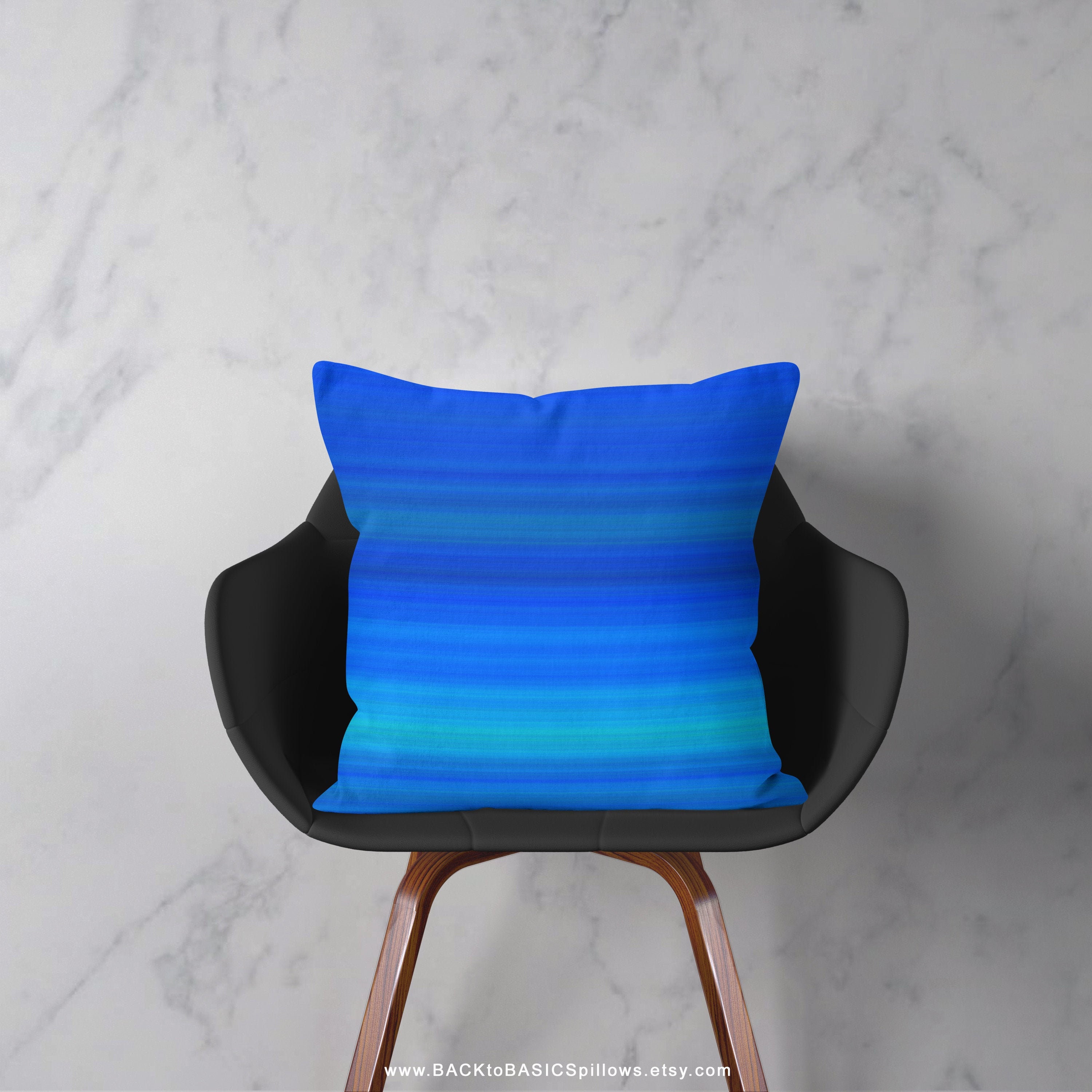 Blue Gradient, Modern Pillow or Cover, Home Decor, Decorative Throw ...