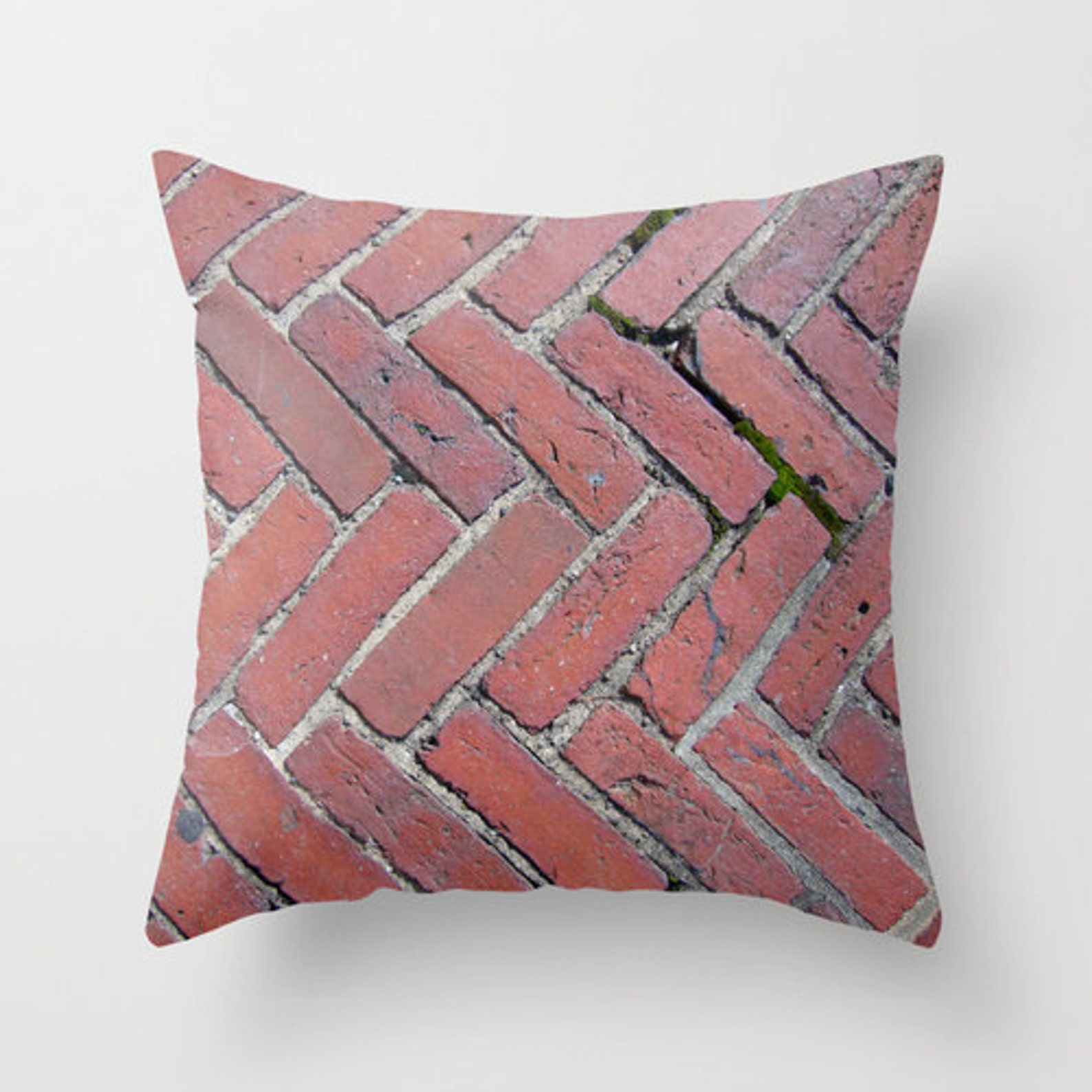 Brick Walkway Pillow Home Decoration Rustic Decor Red - Etsy