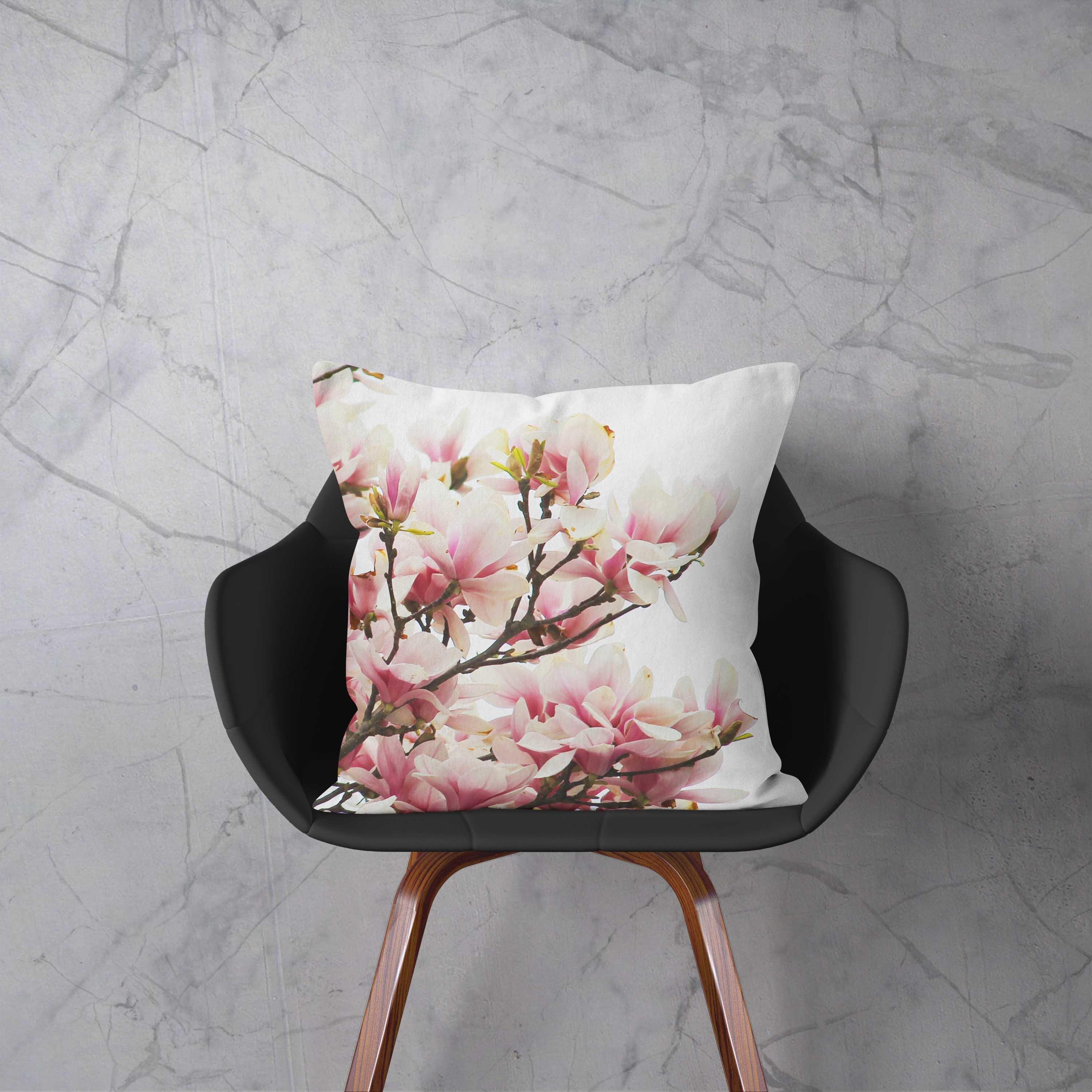 Magnolias, Spring Decor Pillow or Cover, Home Decor, Floral Decor, Zen ...
