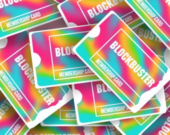 Blockbuster Membership Card - Etsy