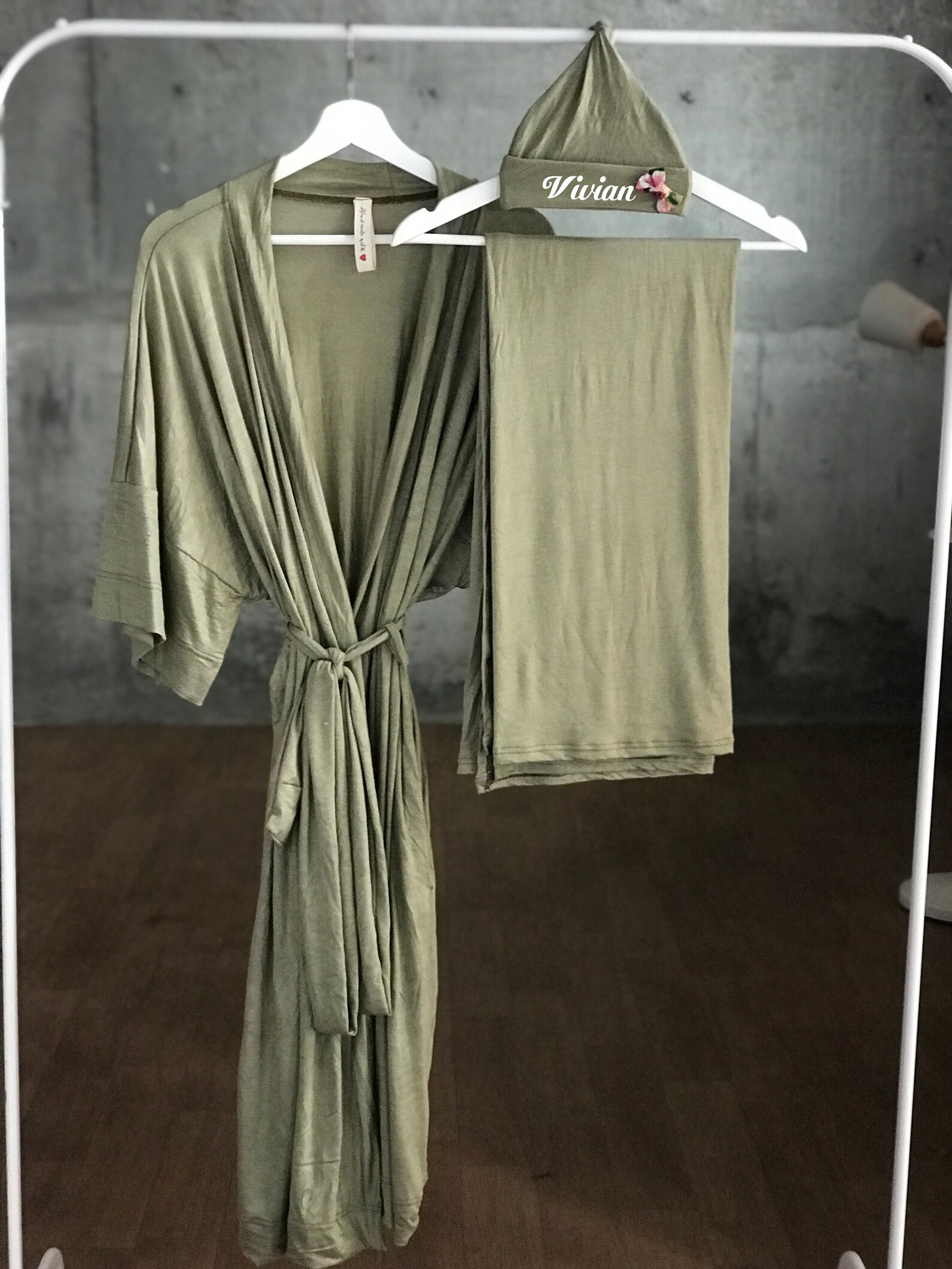 Cute Maternity Robe and Swaddle Set. Maternity Robe. Mommy and - Etsy