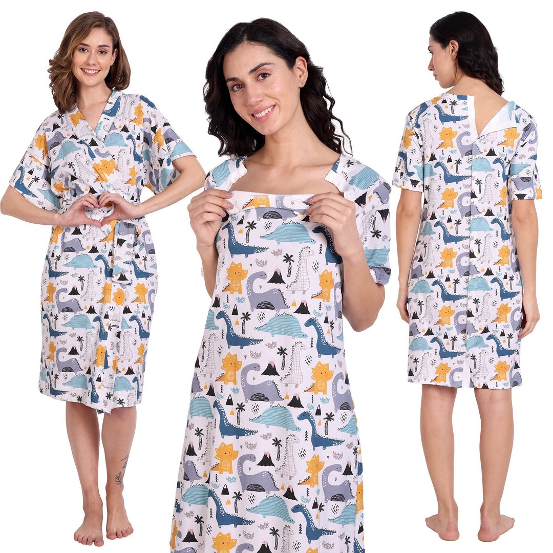 Labor and Delivery Hospital Gown, Maternity Dress, Mommy and Me Outfits ...