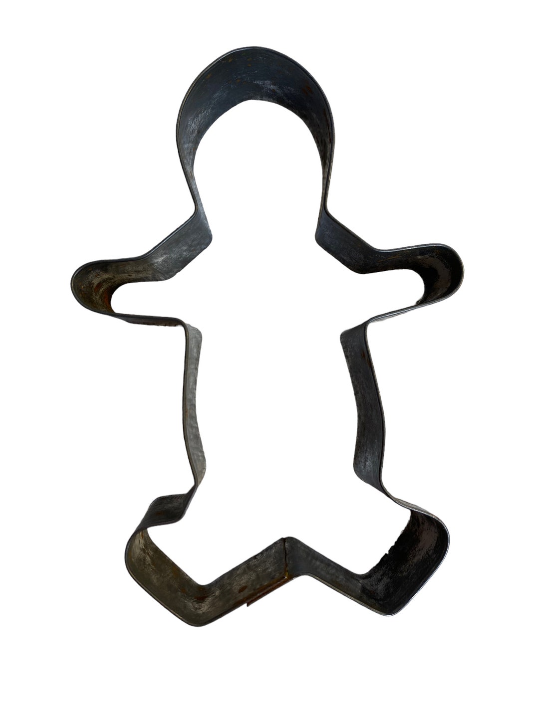 Gingerbread Man Aluminum Cookie Cutter Vintage Rustic Christmas ...
