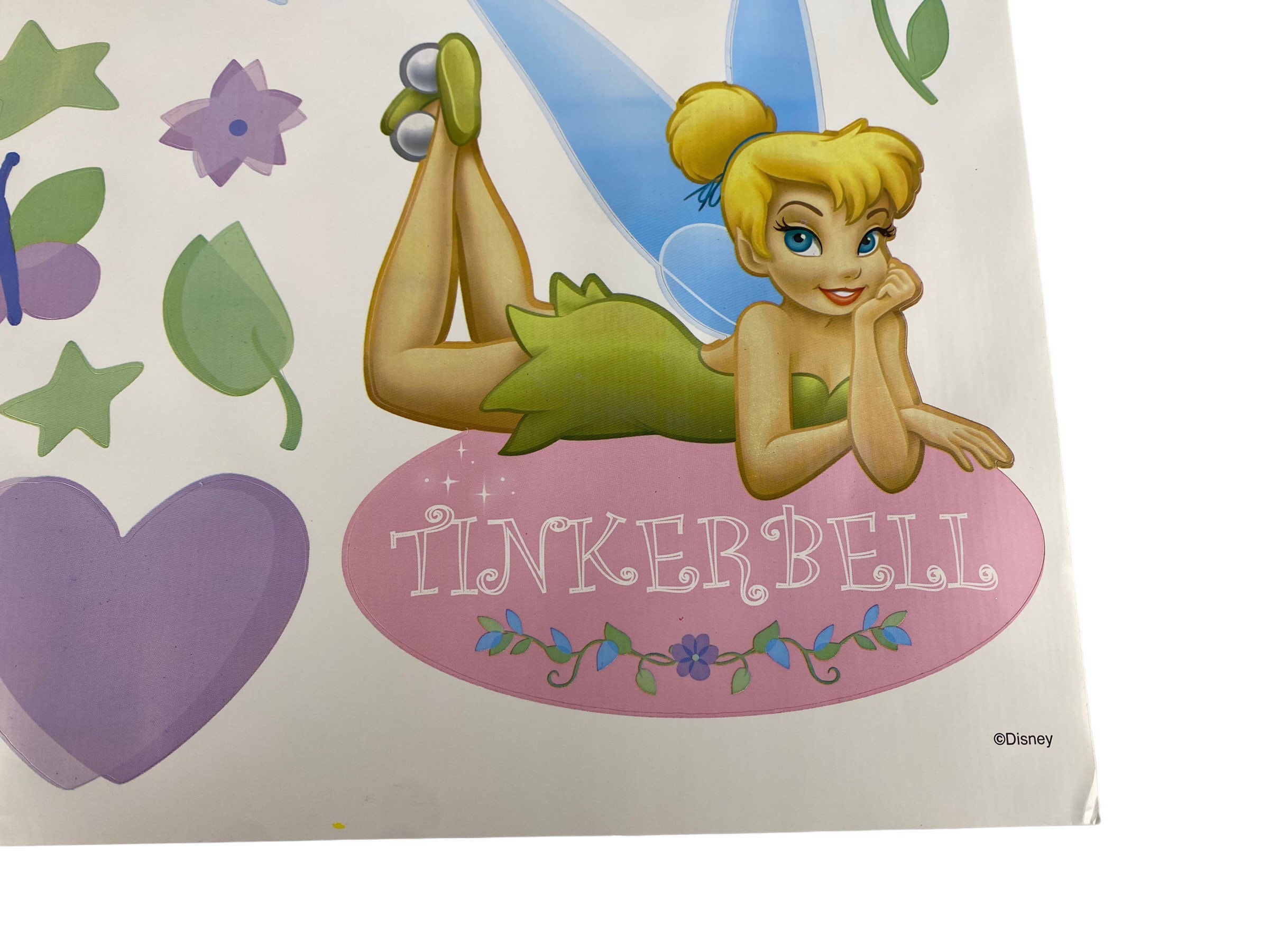 Tinkerbell Wall Decal Stickers Vintage Set of 2 Sheets - Etsy