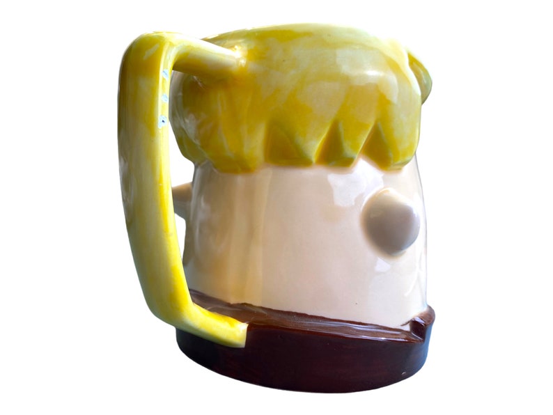 Barney Rubble 3D Face Ceramic Coffee Mug the Flintstones Vandor 1990 ...
