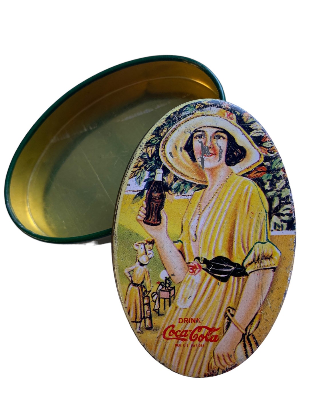 Coca-cola Tin Pill Container Collectible Vintage Container - Etsy