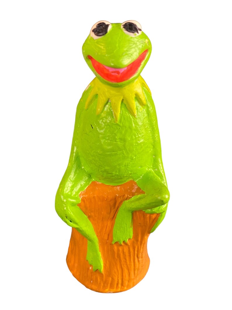 Kermit the Frog on a Log PVC Figure Figurine Vintage 1977 Rare - Etsy
