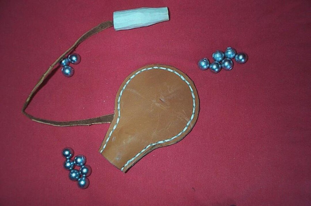 Black Powder Round Ball Leather Bullet Bag - Etsy