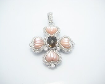 Judith Ripka Cross Pendant - Etsy