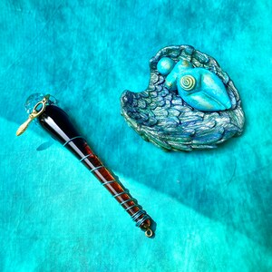 Crystal Goddess Wand With Stand, Glass Wand, Suncatcher, Spirit Wand ...