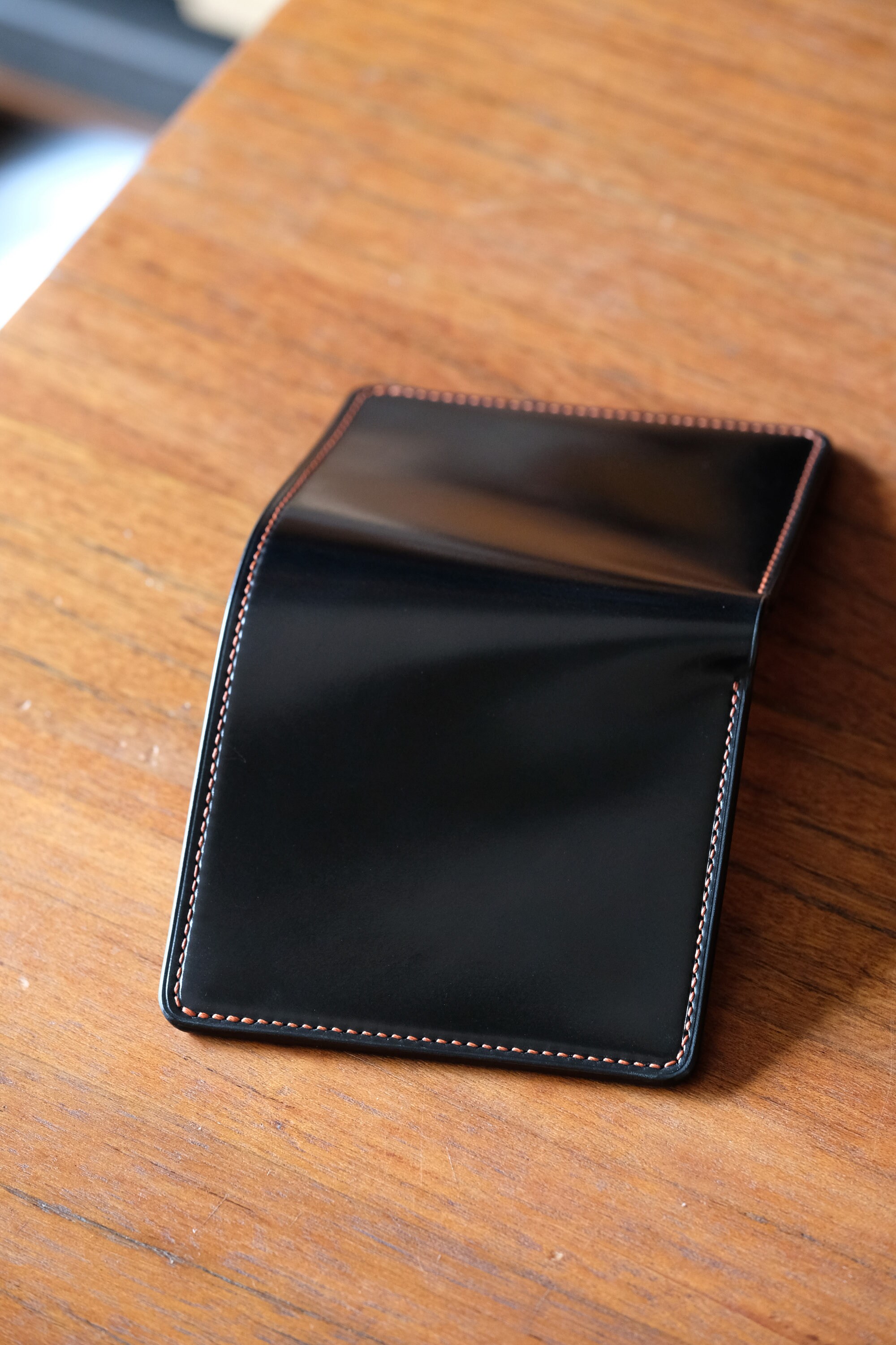 SV01 Horween Shell Cordovan Wallet Bifold Wallet | Etsy