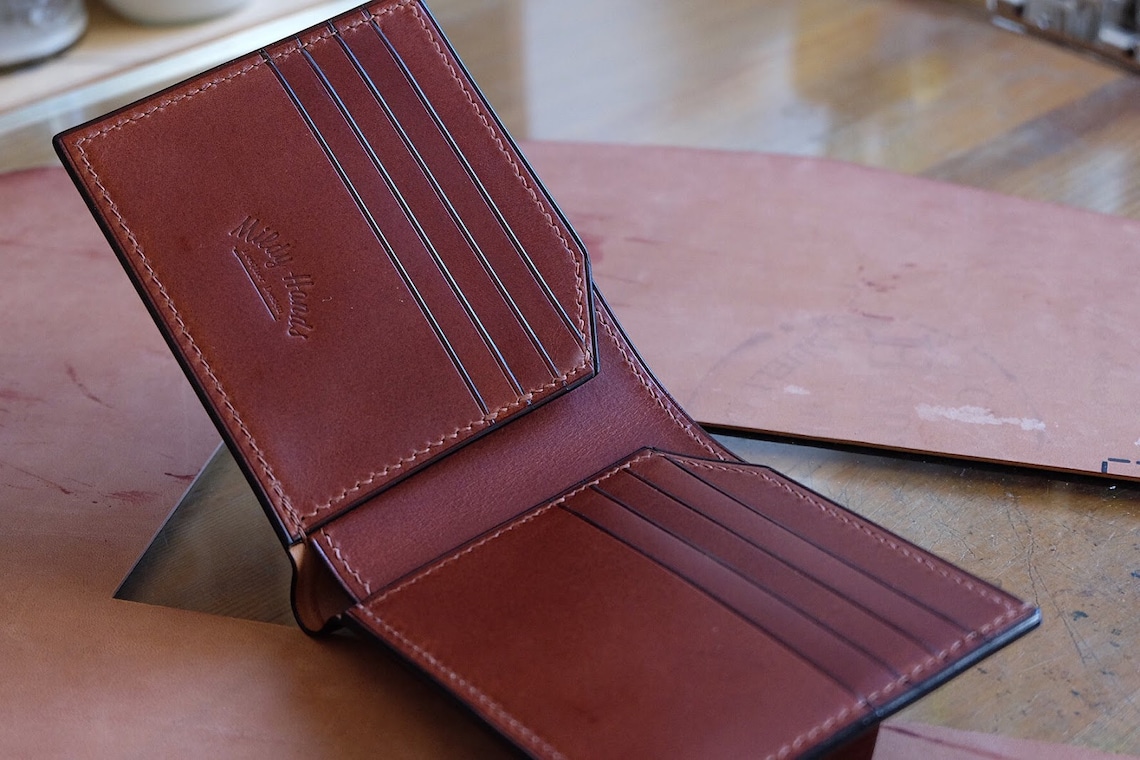 SW01SP Horween Shell Cordovan Wallet Bifold Wallet | Etsy