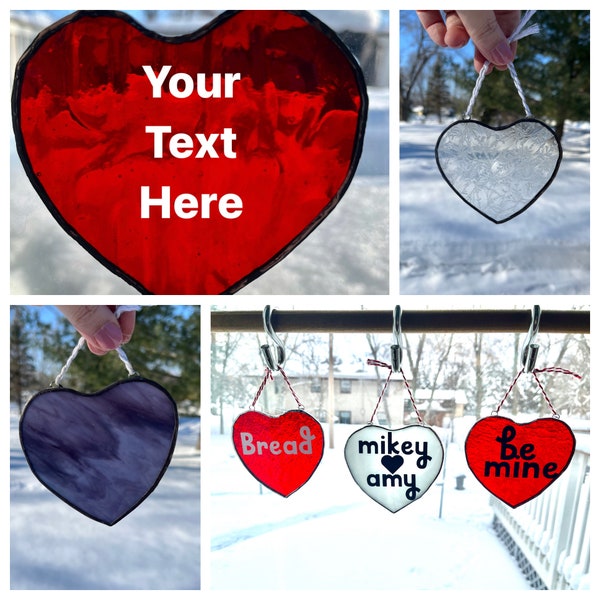 Stained Glass Heart - Etsy