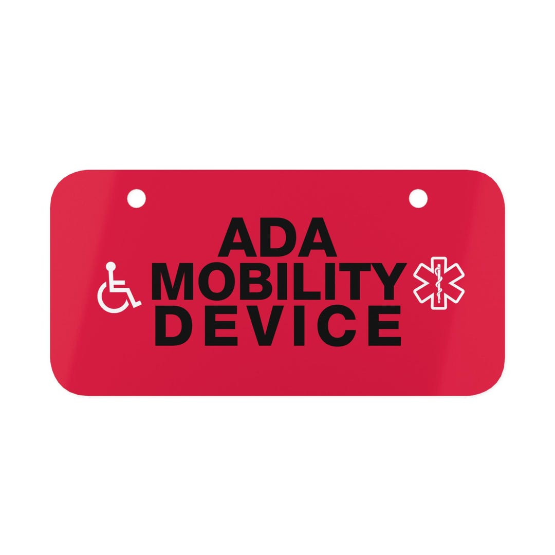 Customizable ADA Medical Device Sign: Wheelchair, Stroller, Wagon - Etsy