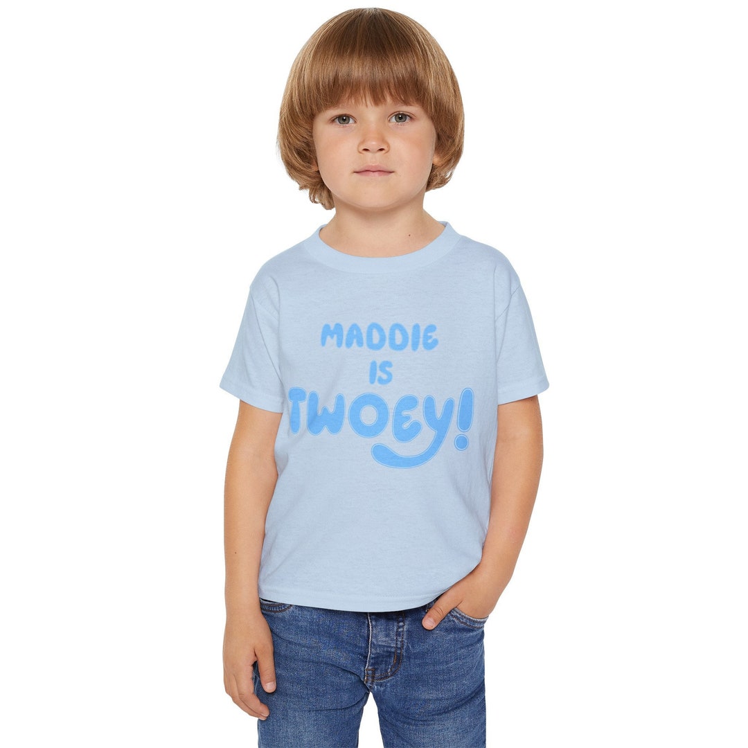 Custom Name Twoey Bluey-inspired Second Birthday T-shirt ...