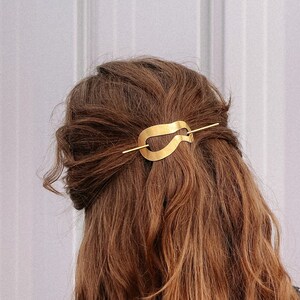 Cloud Hair Barrette - Small / Hair Cuff Bun Cuff Ponytail Cuff Pony ...