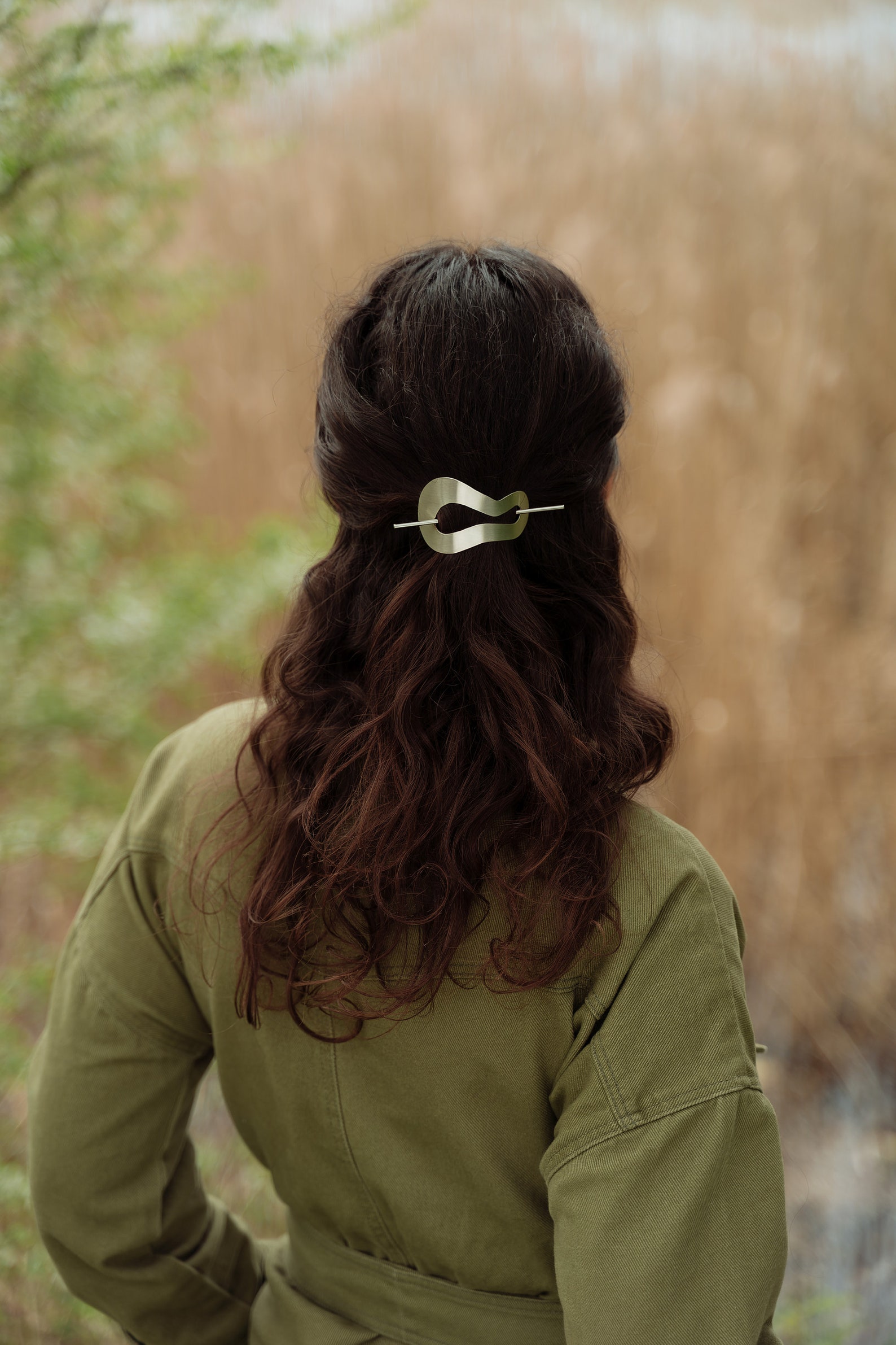Cloud Hair Barrette - Small / Hair Cuff Bun Cuff Ponytail Cuff Pony ...