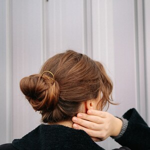 Hammered Hair Fork Metal Hair Pin Basic Pins Everyday Hair - Etsy