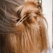 Dome Hair Fork 5 Hair Pin Metal Hair Jewelry Minimalist - Etsy