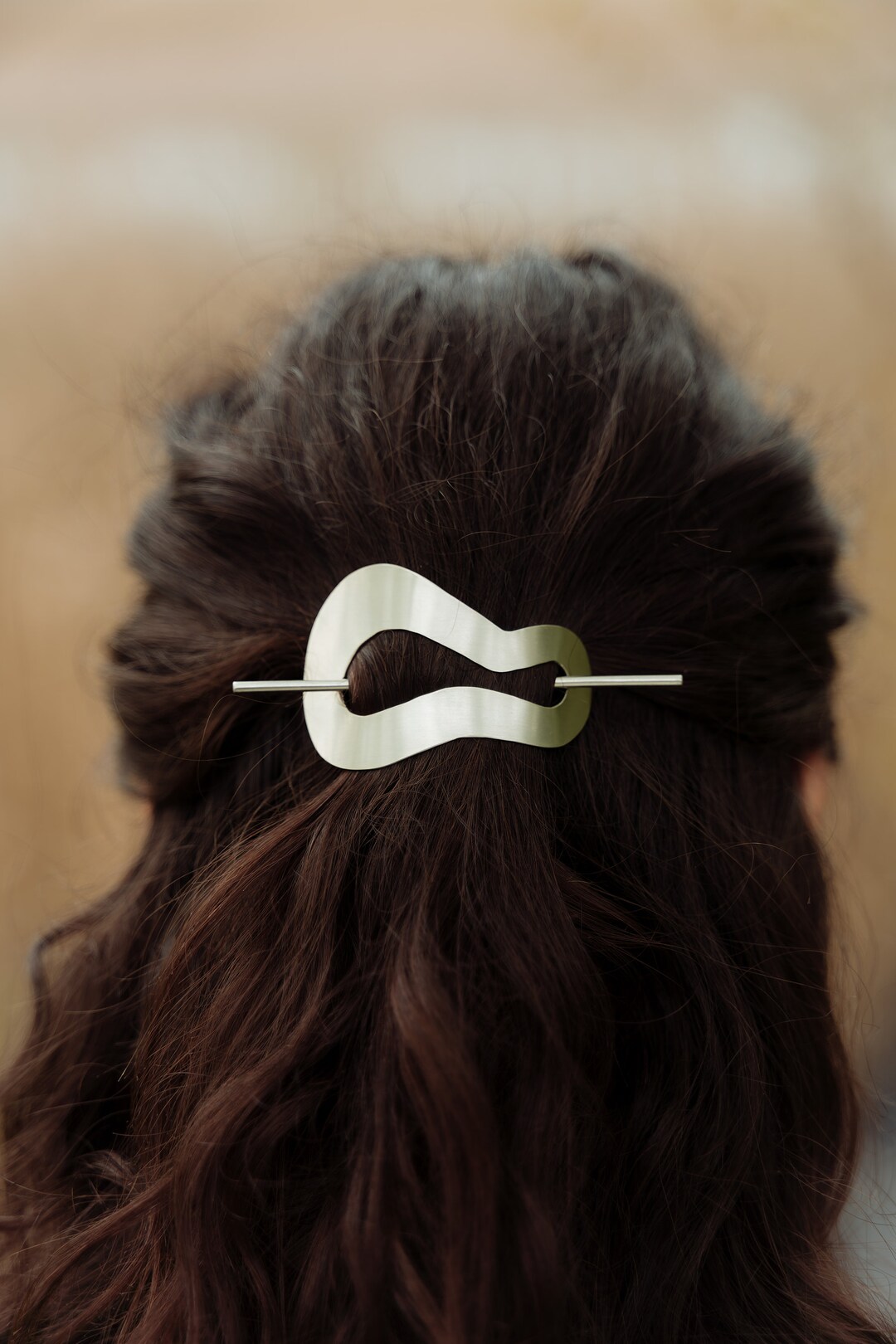 Cloud Hair Barrette - Small / Hair Cuff Bun Cuff Ponytail Cuff Pony ...