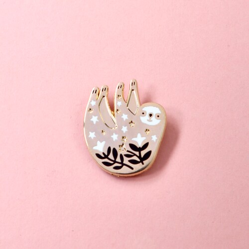 Sloth Enamel Pin - Etsy Canada