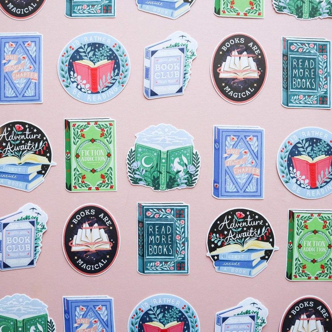 Ultimate Book Literary Sticker Pack - Etsy