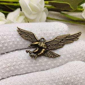 6/20 Pieces Metal Eagle Hawk Vulture Falcon Bird Pendant Necklace ...