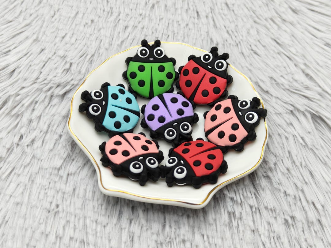 Silicone Bead Ladybug Insect Focal Bead DIY Charm Pen Finding AS1318 - Etsy