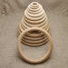 Natural Wood Round Ring Circle Hoop 2.5/3/4/5/6/7/8/9/10/11/12/13/14 ...