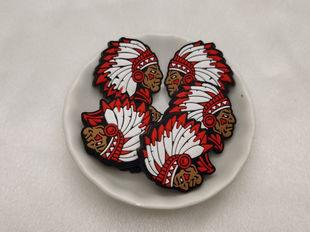 Silicone Bead Native American Indian Focal Bead for Pen Bracelet ...