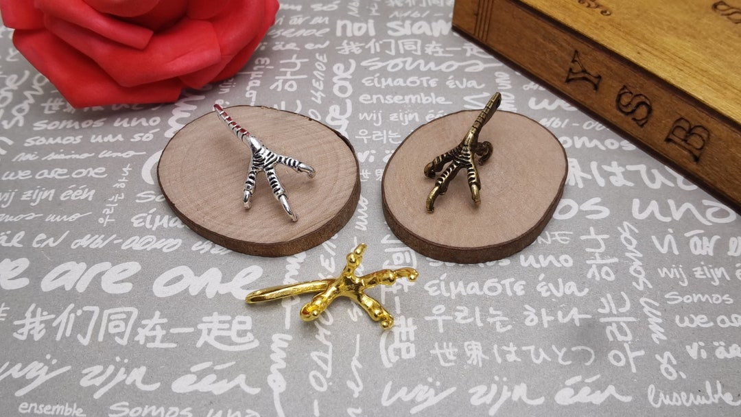 6/20 Piece Metal Eagle Hawk Vulture Falcon Bird Claw Pendant Necklace ...