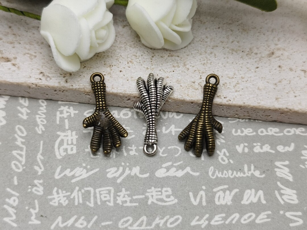 6/20 Pieces Metal Eagle Hawk Vulture Falcon Bird Claw Pendant Necklace ...