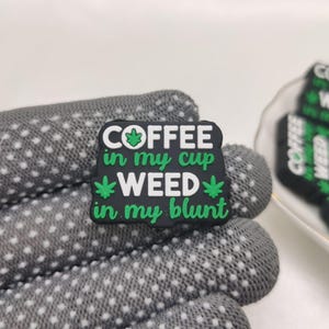 Silicone Bead Marijuana Hemp Weed Leaf Coffee Focal Bead for Pen ...