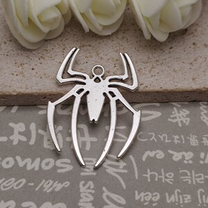 6/20 Pieces Metal Spider Web Spiderweb Insect Pendant Necklace Earring ...