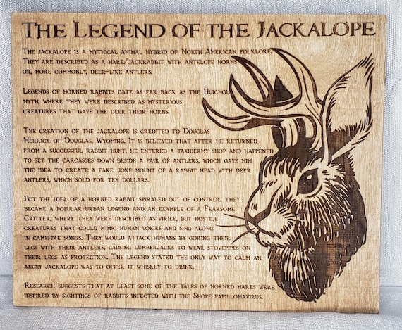 The Legend of the Jackalope - Etsy