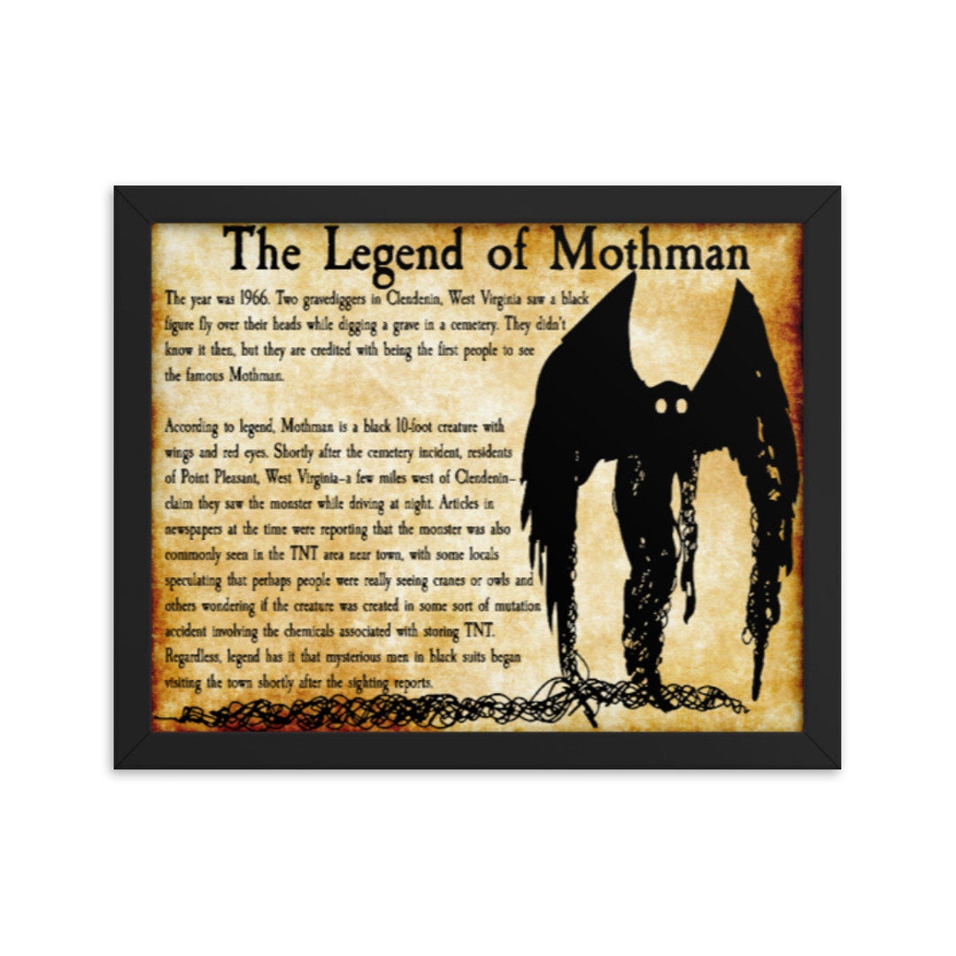 Mothman Poster - Etsy