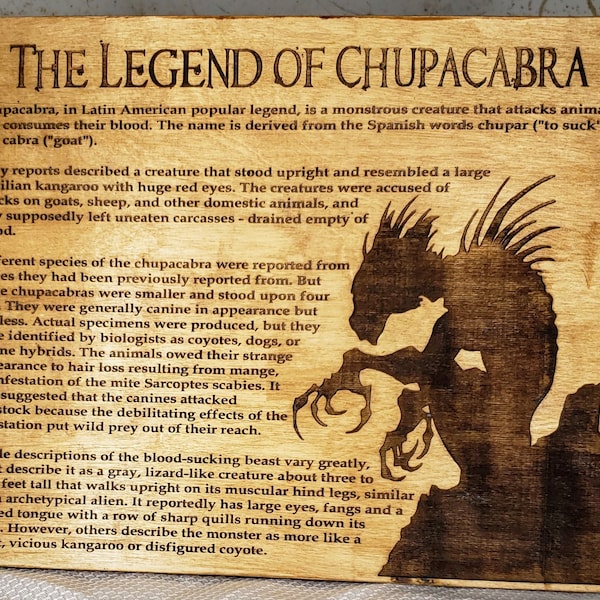 Chupacabra - Etsy