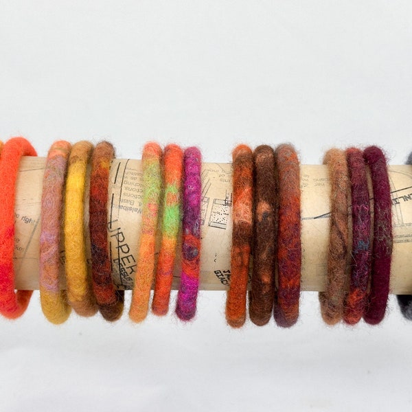 Felt Bracelet - Etsy