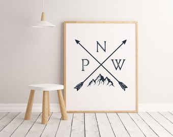 Farmhouse style printable home arrows farmhouse | Etsy