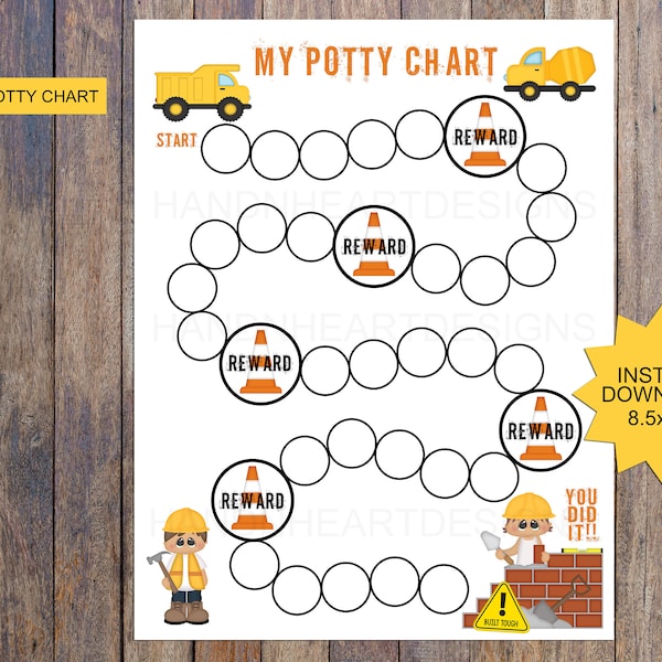 Hulk Potty Training Chart, Printable Potty Chart,potty Routine Chart ...
