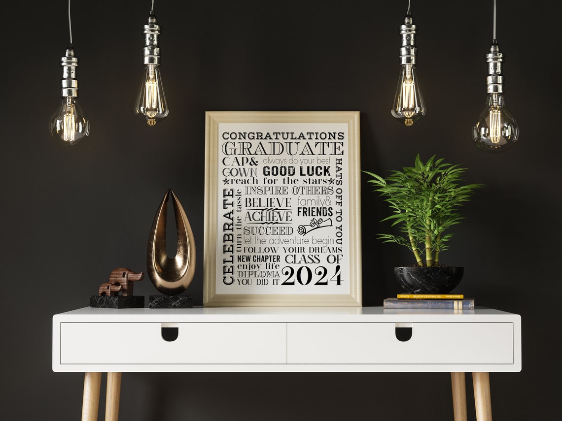 Graduation Subway Art Printable Poster,farmhouse Decor,gallery Wall Art ...