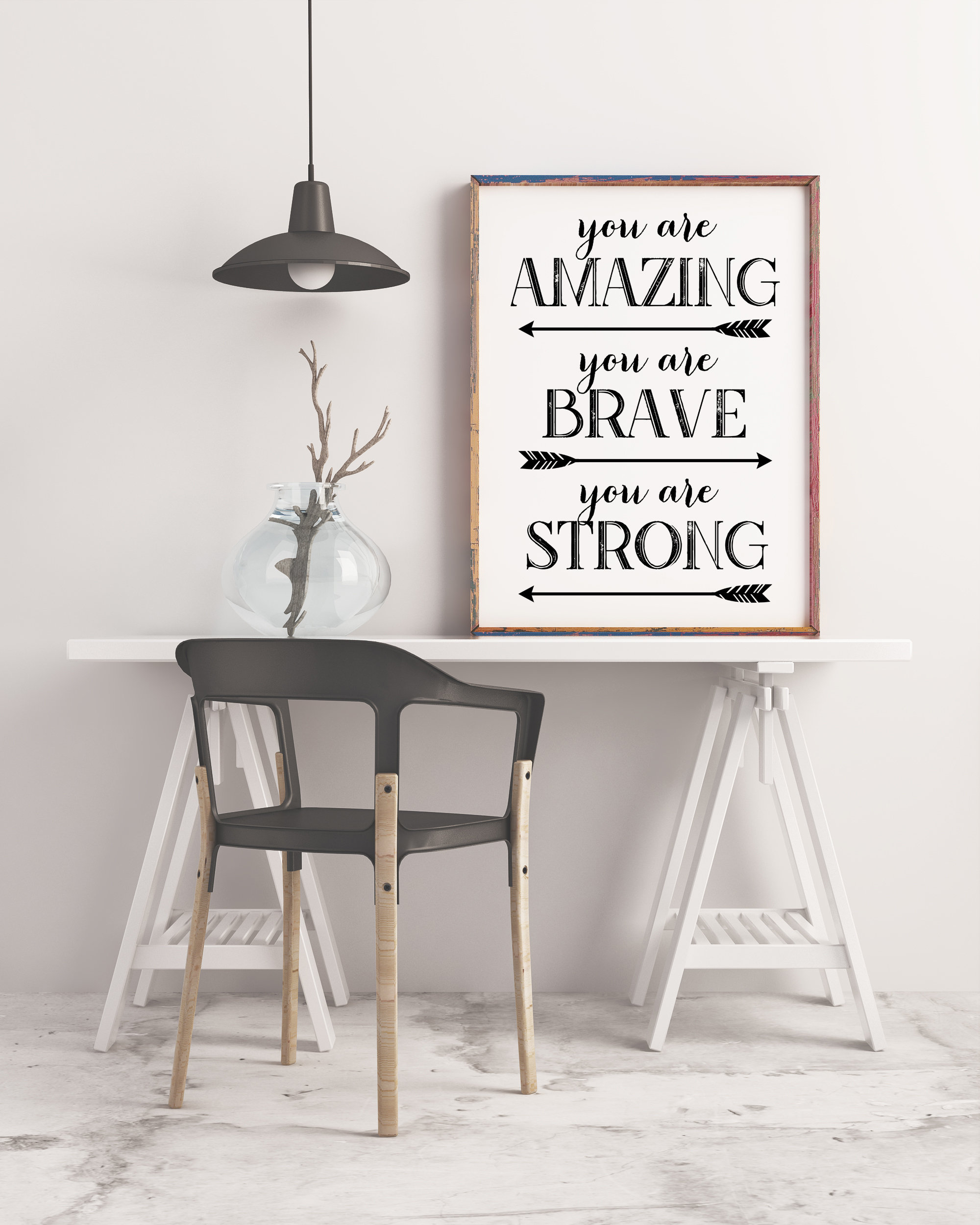You Are Amazing You Are Brave You Are Strong Farmhouse - Etsy