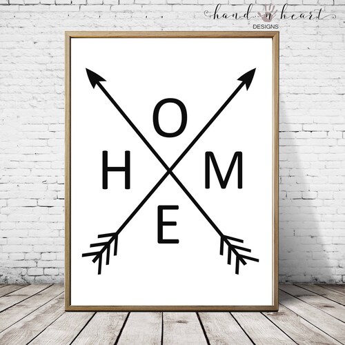 Farmhouse Style Printable Home Arrows Farmhouse | Etsy