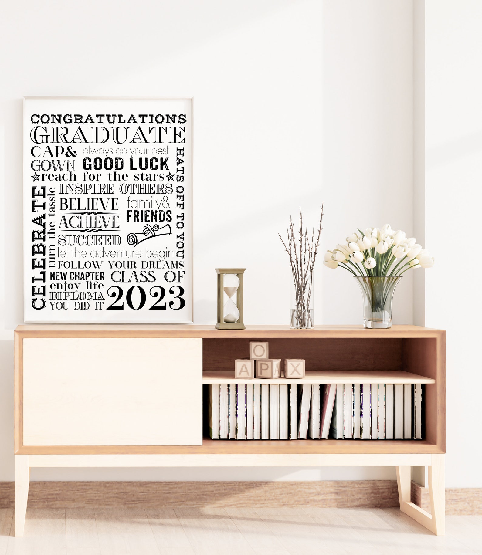 Graduation Subway Art Printable Posterfarmhouse Decorgallery - Etsy